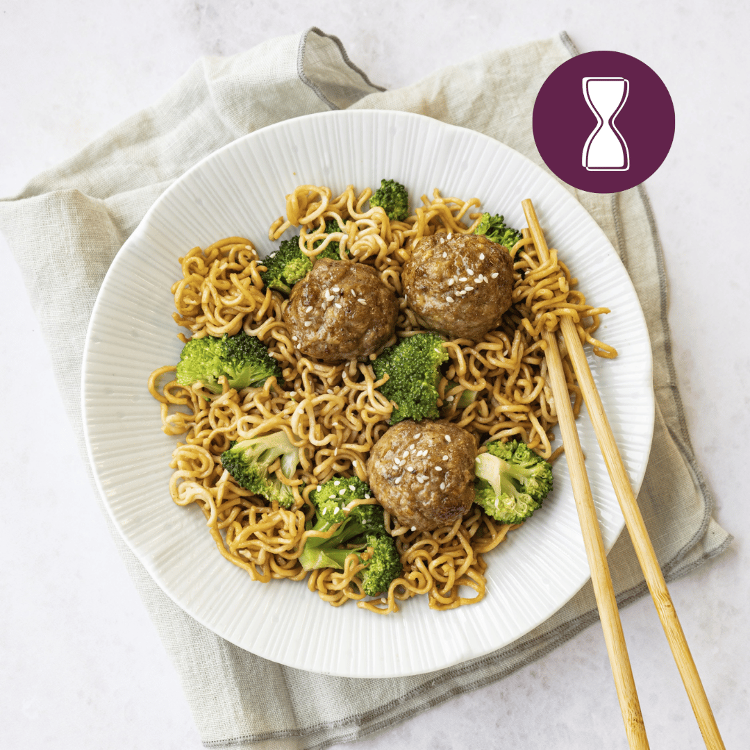 Afslank: Kalkoenballetjes met broccoli en noedels - Freasy | Fresh ...